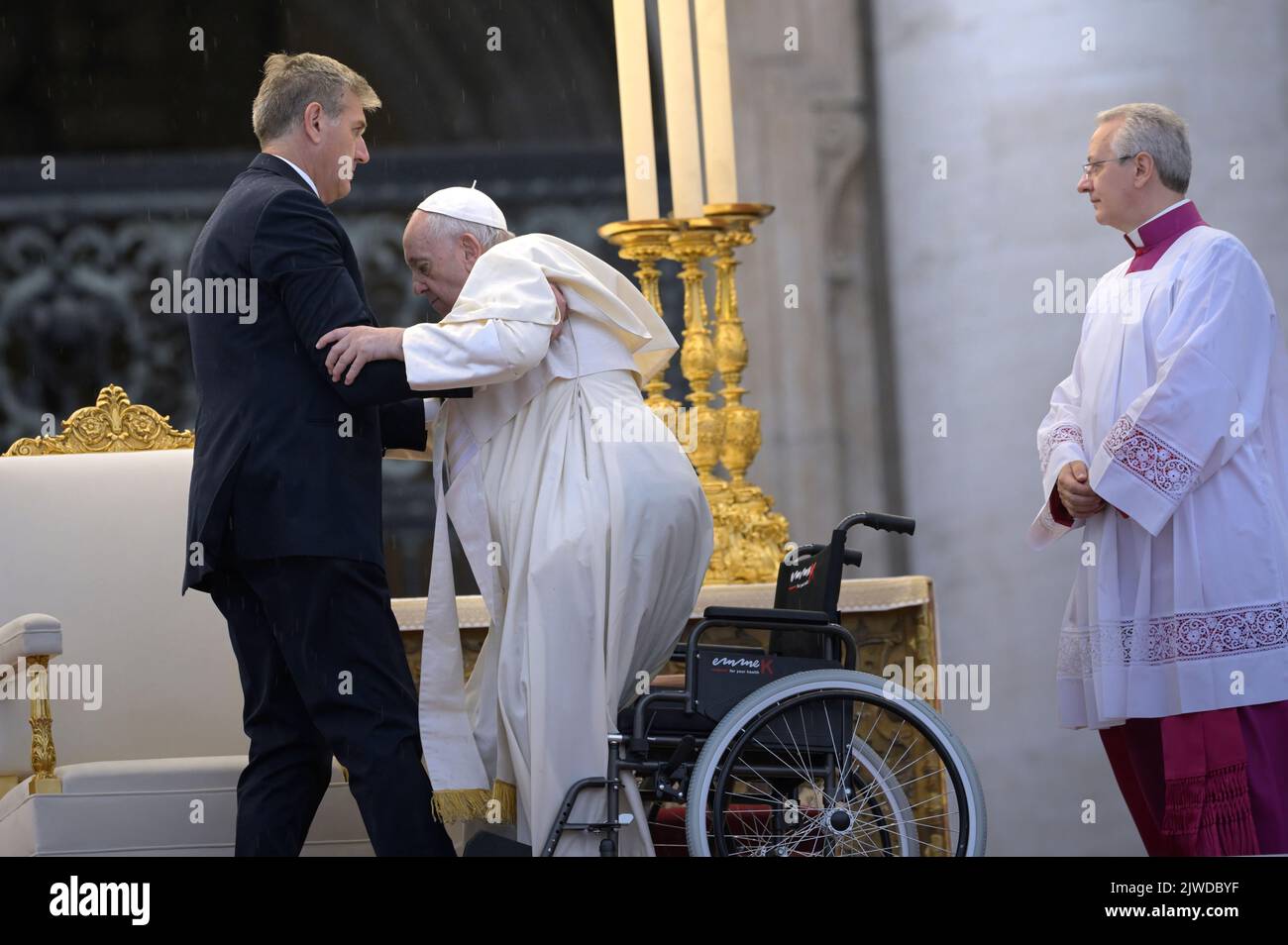 Vatican City State, Vatikanstadt. 04th Sep, 2022. Pope Francis presides ...