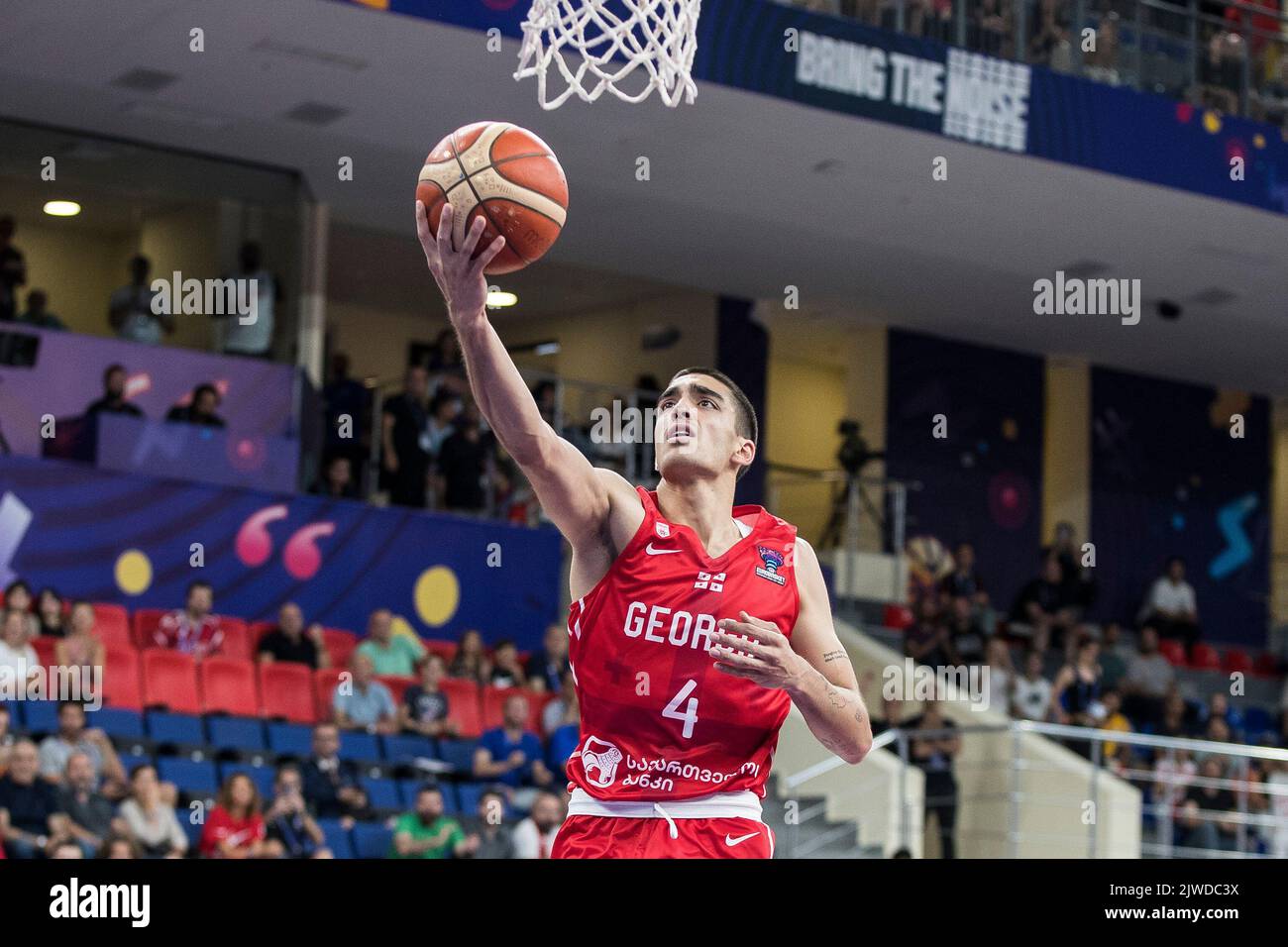 Tbilisi, Georgia, 4th September 2022. Rati Andronikashvili of Georgia ...