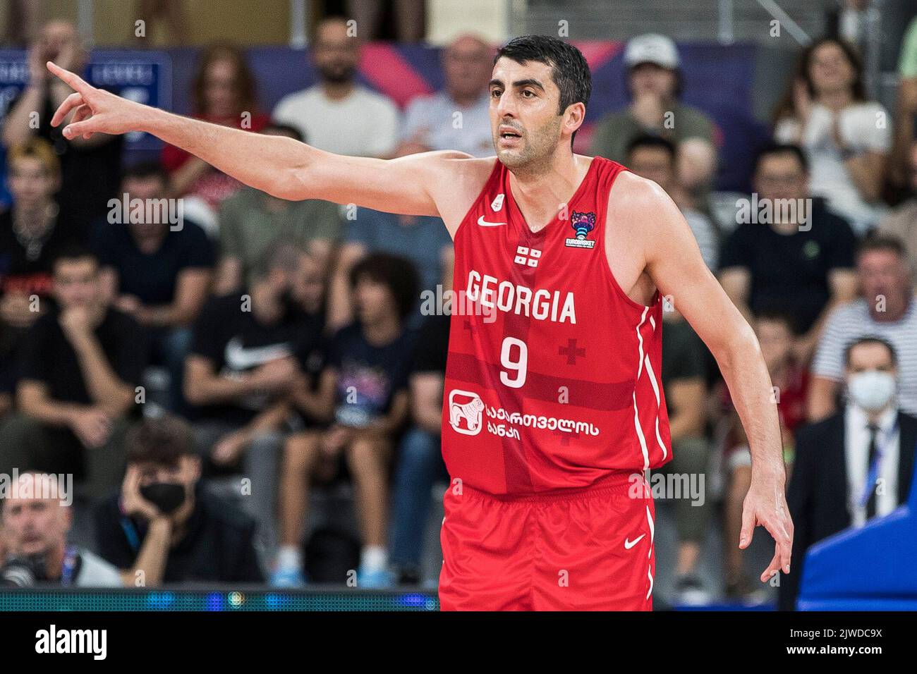 Tbilisi, Georgia, 4th September 2022. Giorgi Shermadini of Georgia ...