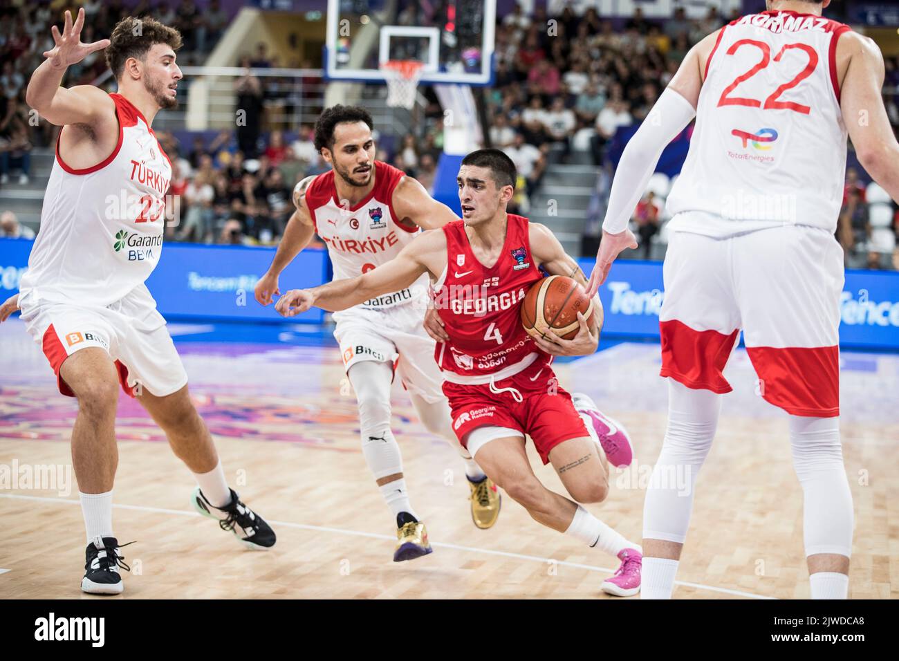 Tbilisi, Georgia, 4th September 2022. Rati Andronikashvili of Georgia ...