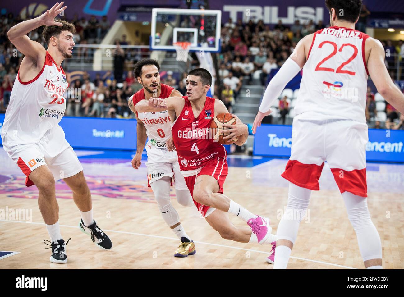 Tbilisi, Georgia, 4th September 2022. Rati Andronikashvili of Georgia ...