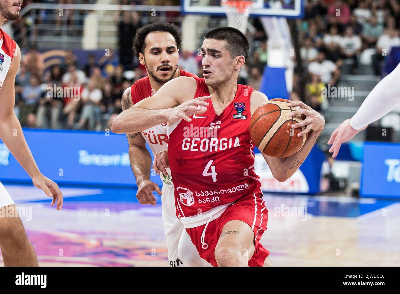 Tbilisi, Georgia, 4th September 2022. Rati Andronikashvili of Georgia ...
