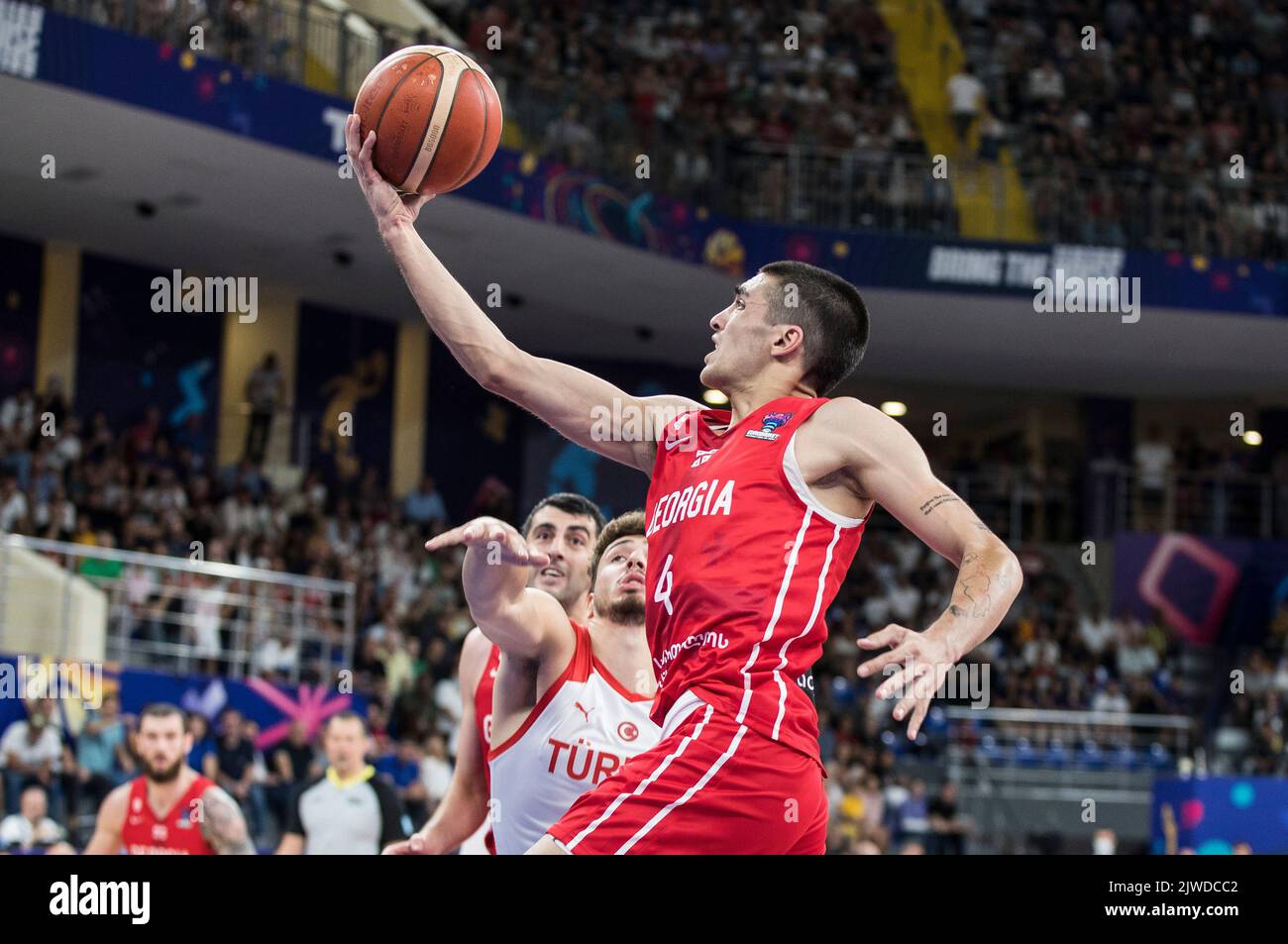 Tbilisi, Georgia, 4th September 2022. Alexander Mamukelashvili of ...