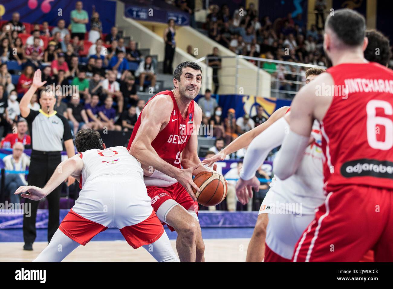 Tbilisi, Georgia, 4th September 2022. Giorgi Shermadini of Georgia in ...