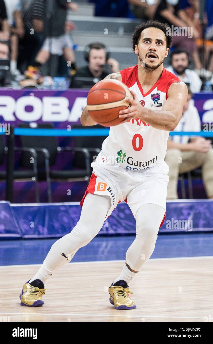 Tbilisi, Georgia, 4th September 2022. Shane Larkin of Turkey in action ...