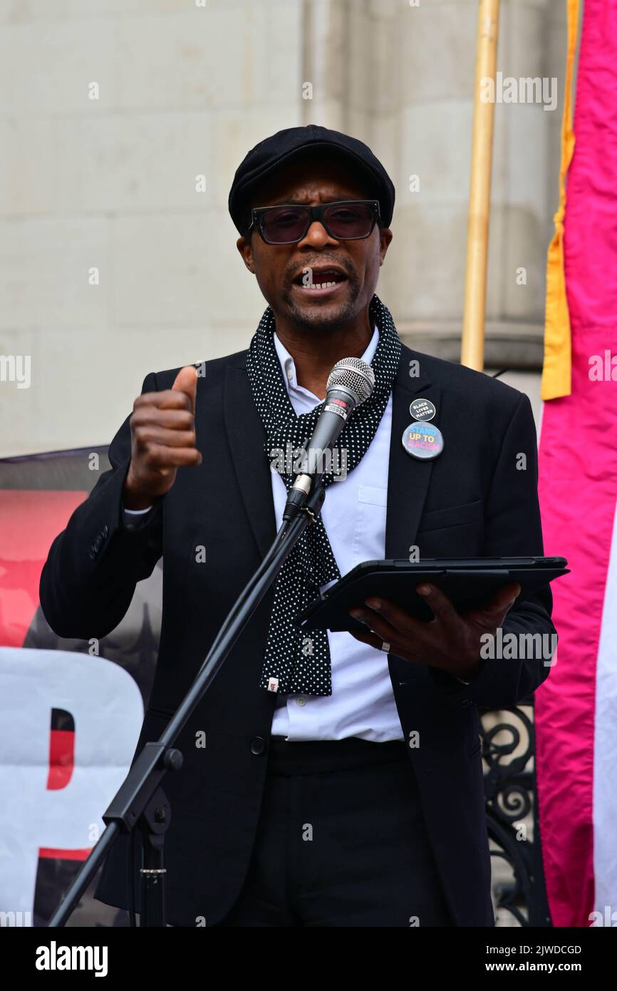 Royal Courts of Justice, London, UK. 5th Sep, 2022. Speaker at the ...