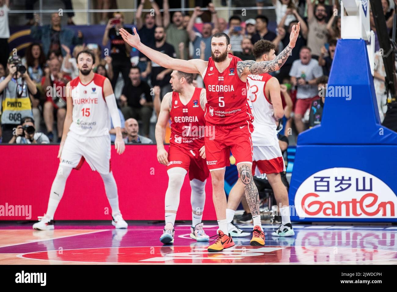 Tbilisi, Georgia, 4th September 2022. Alexander Mamukelashvili of ...