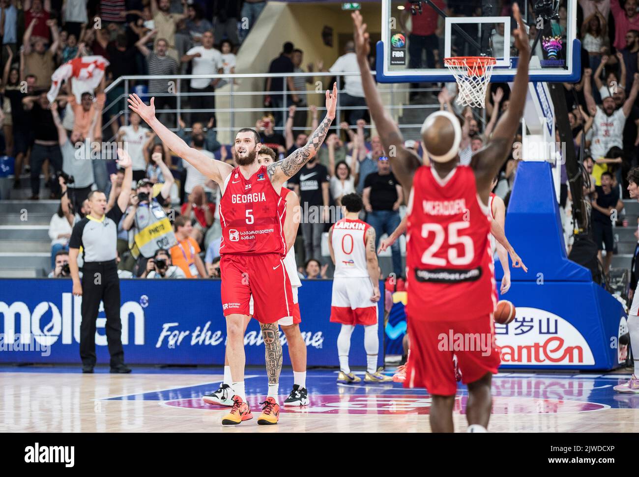 Tbilisi, Georgia, 4th September 2022. Alexander Mamukelashvili of ...