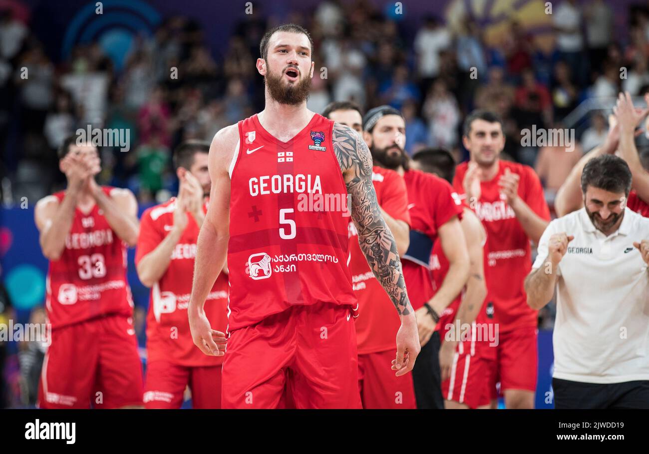 Tbilisi, Georgia, 4th September 2022. Alexander Mamukelashvili of ...