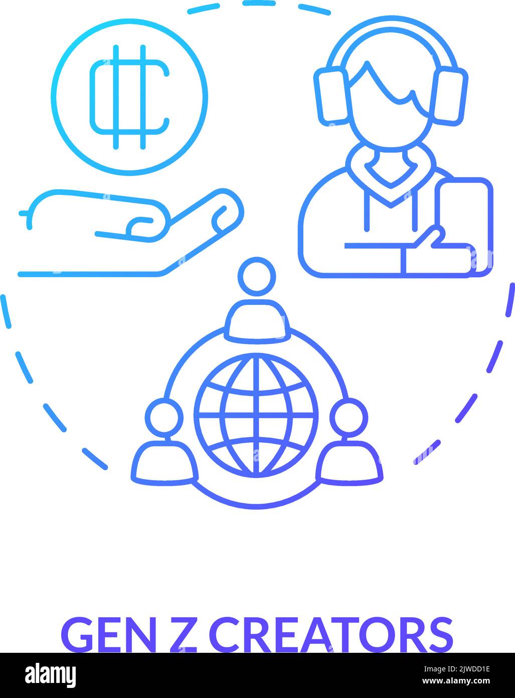 Gen Z Stock Vector Images Alamy