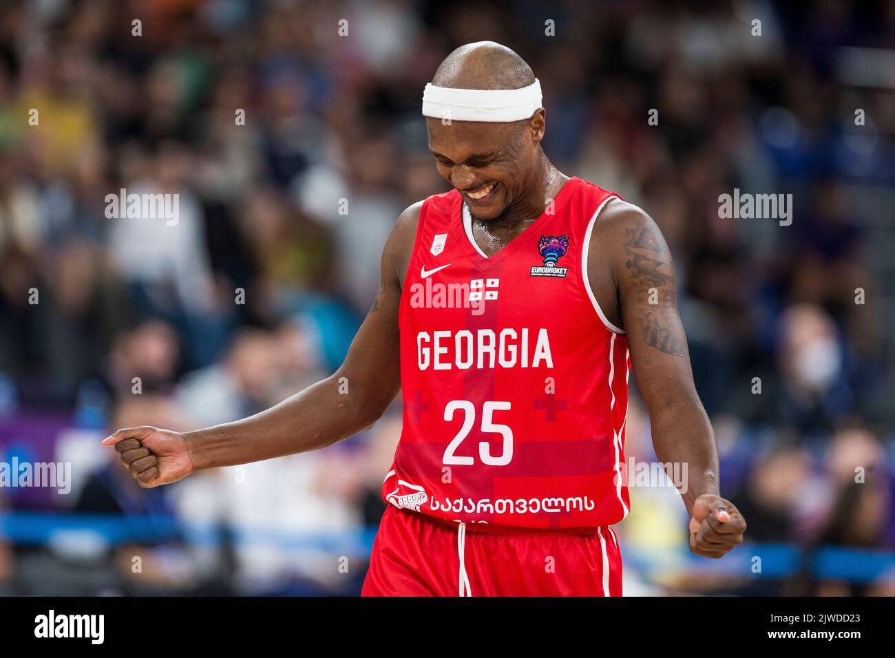 Tbilisi, Georgia, 4th September 2022. Thaddus Mcfadden of Georgia ...