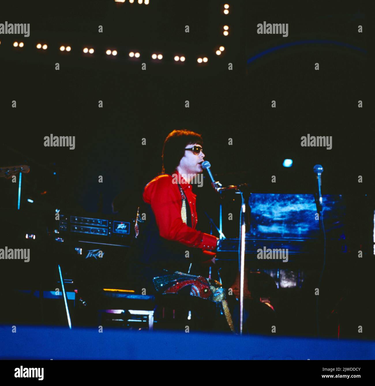 Ronnie Milsap, amerikanischer Country und Pop Sänger, bei einem ...