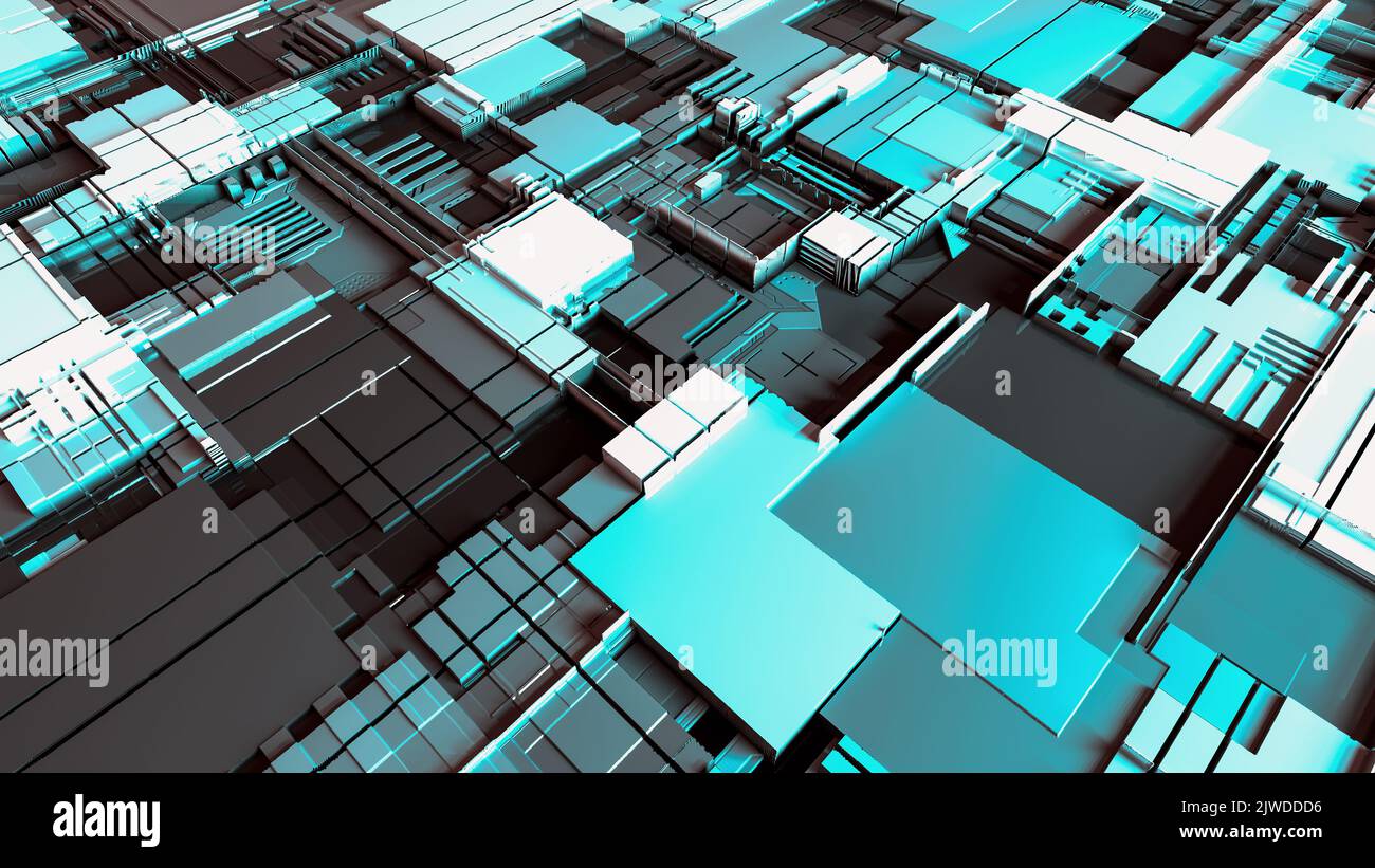 a futuristic technology background (3d rendering Stock Photo - Alamy