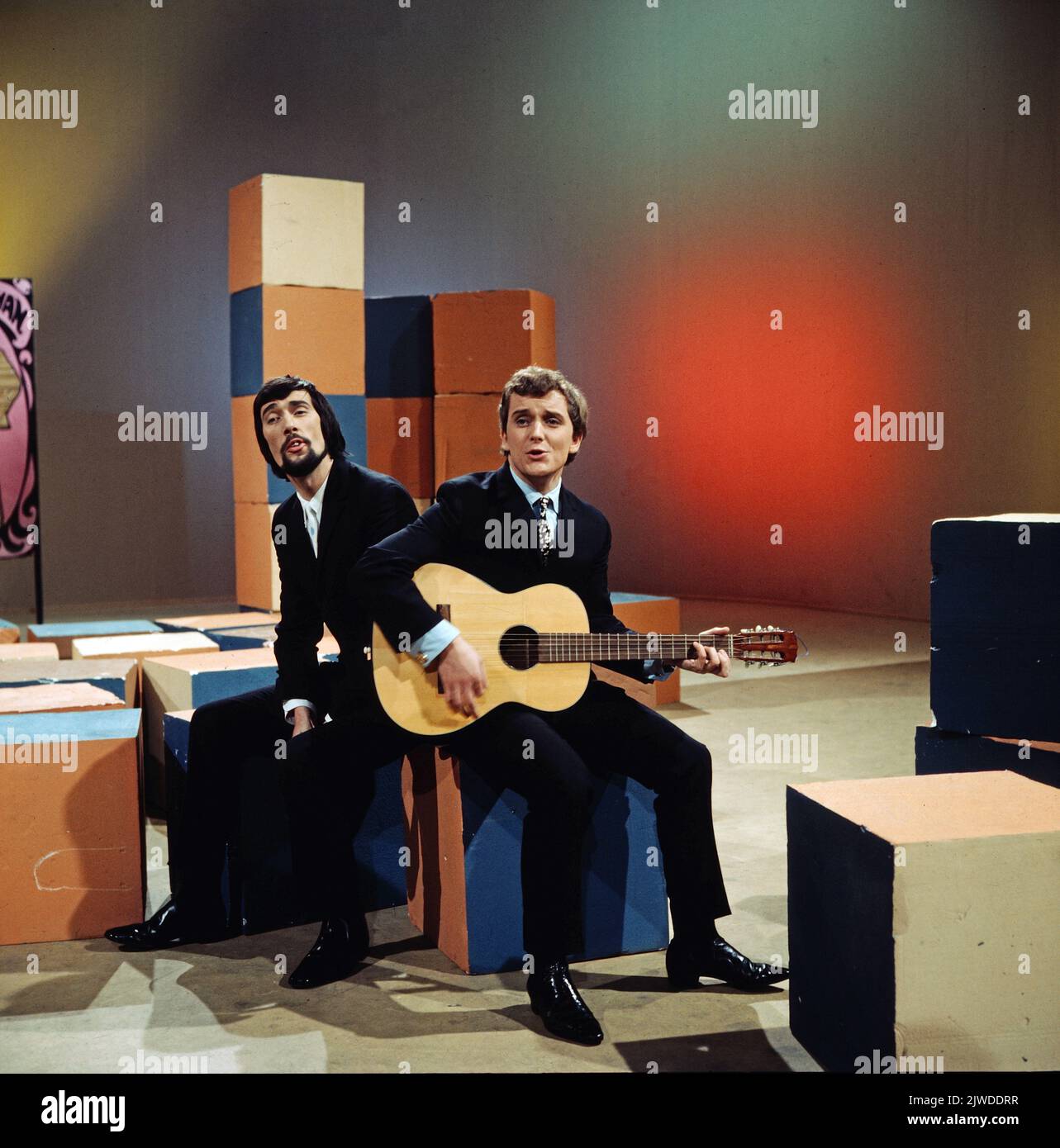 David and Jonathan, englisches Pop Duo, Roger Cook und Roger Greenaway ...