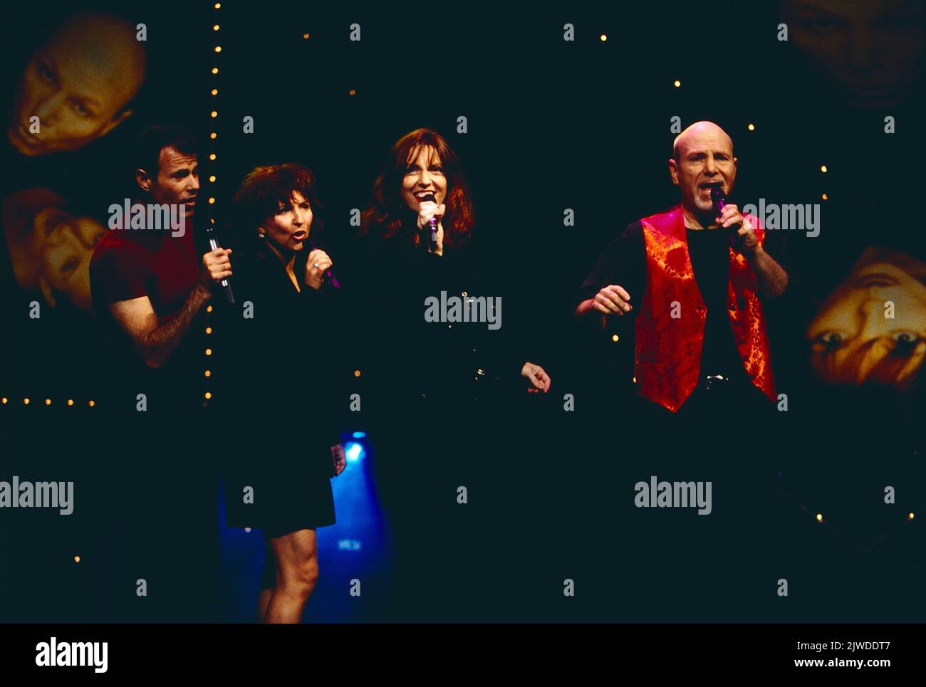 The Manhattan Transfer, amerikanische Jazz und Pop Vokalgruppe, Allan ...