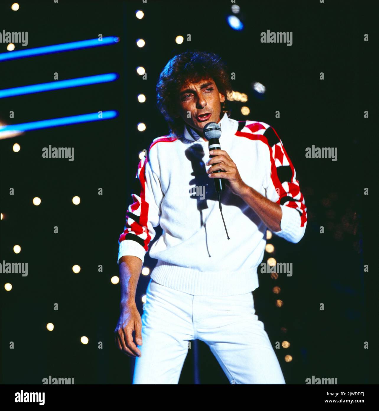 Barry Manilow, berühmter amerikanischer Pop Sänger und Musiker, TV ...