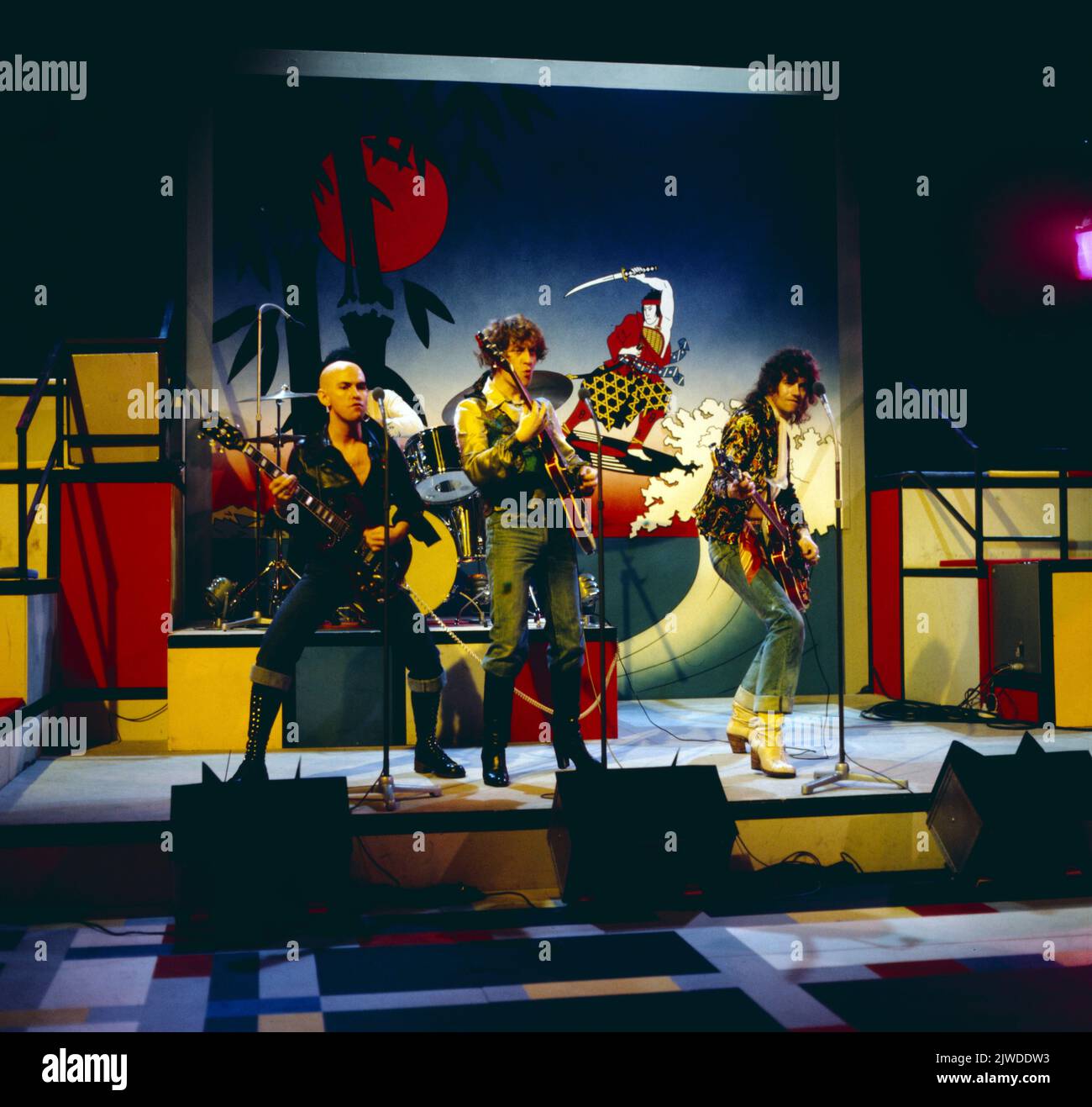 Slade, englische Glam Rock und Hard Rock Band, TV Auftritt in ...