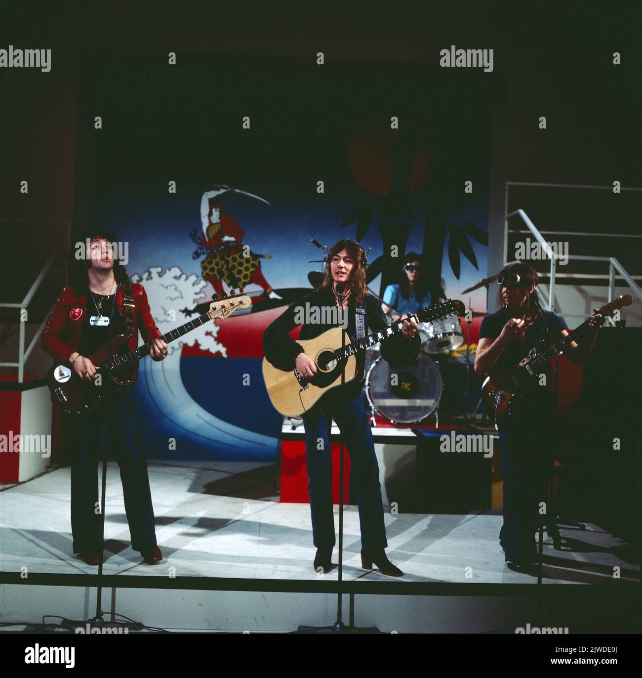 Smokie, britische Pop Rock Band, mit Sänger Chris Norman, TV Auftritt ...