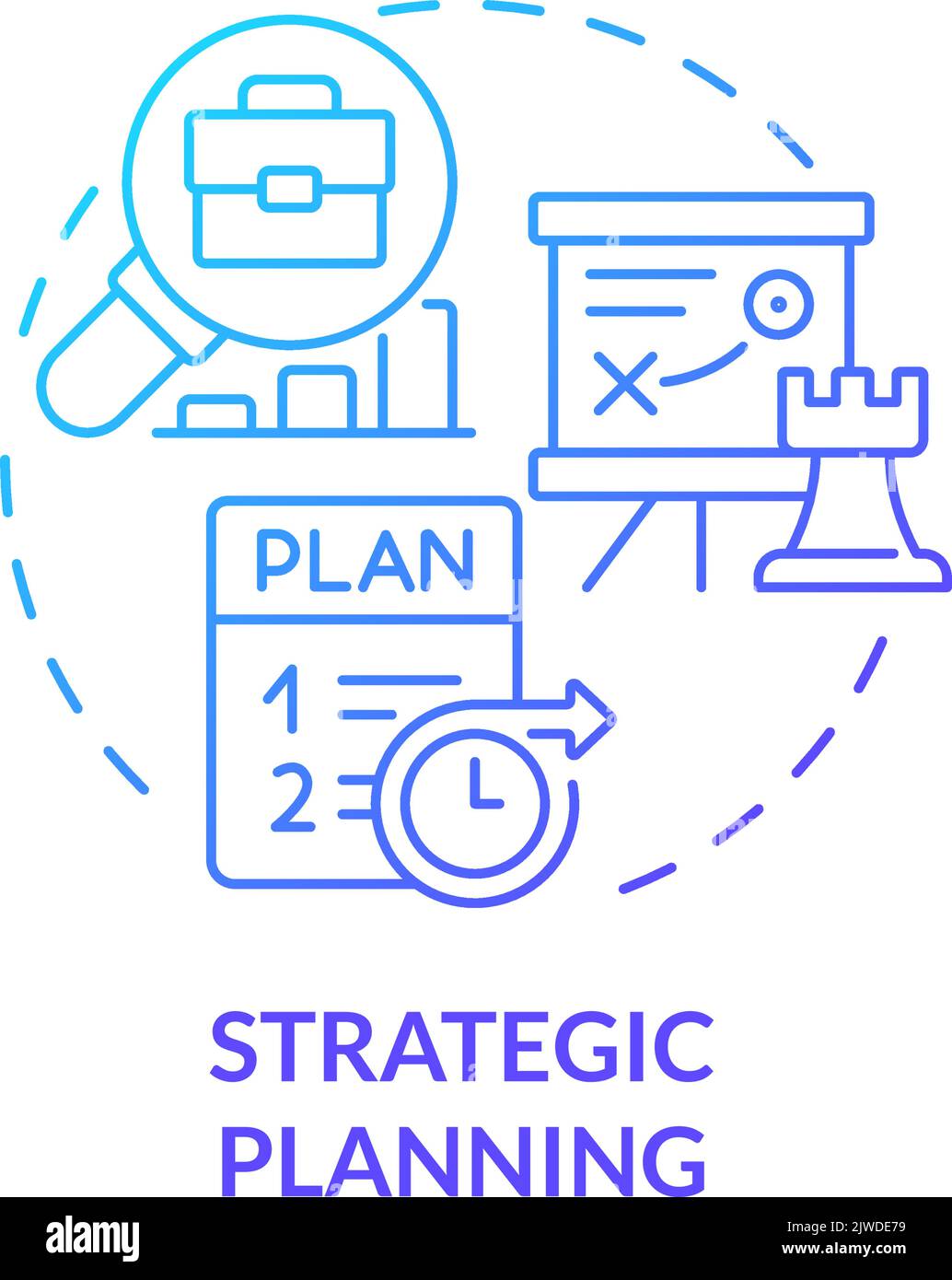 Strategic planning blue gradient concept icon Stock Vector Image & Art ... Strategic planning blue gradient concept icon Stock Vector Image & Art ...