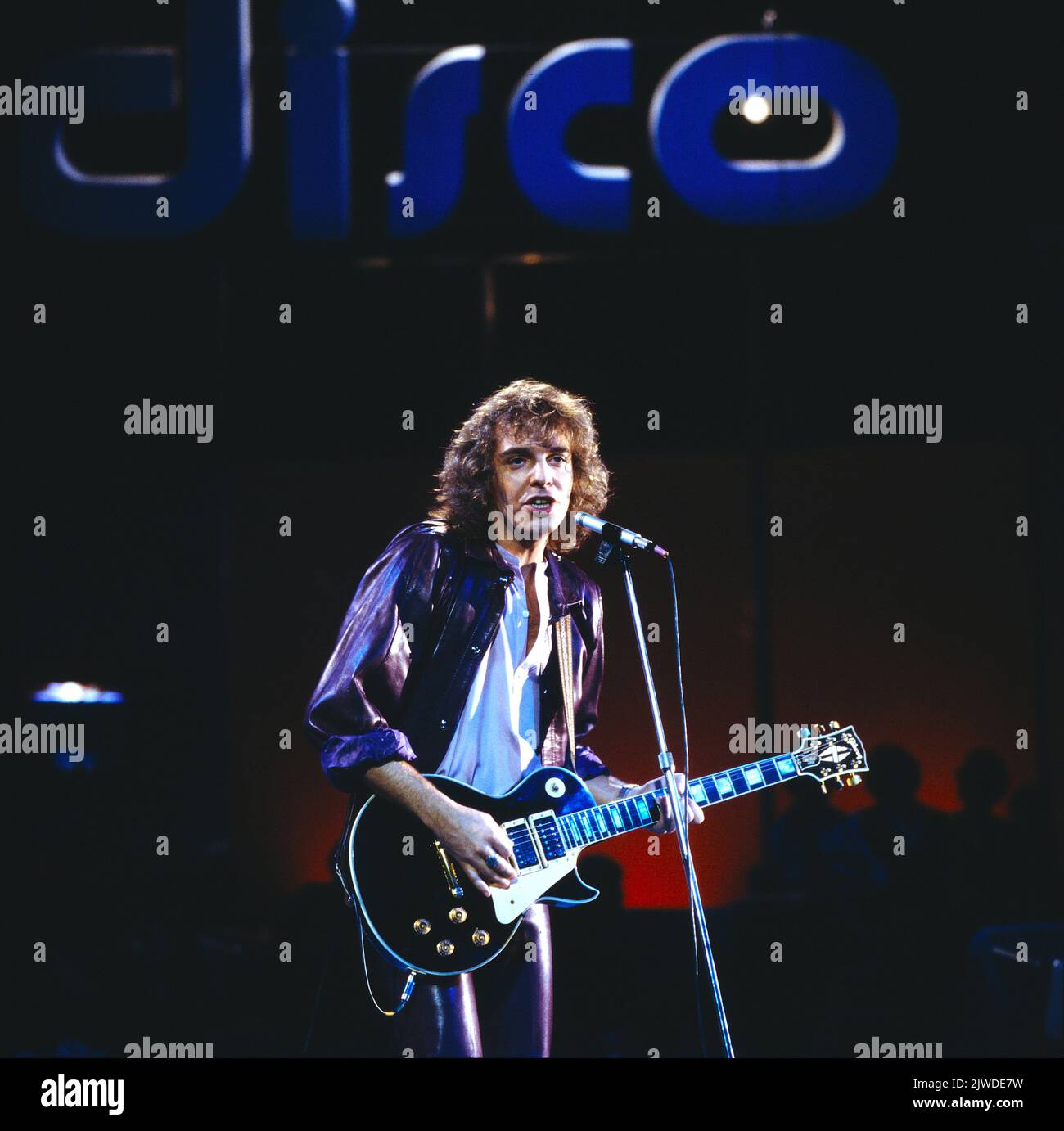 Disco, ZDF Musiksendung, Deutschland, 1979, Auftritt von Peter Frampton ...