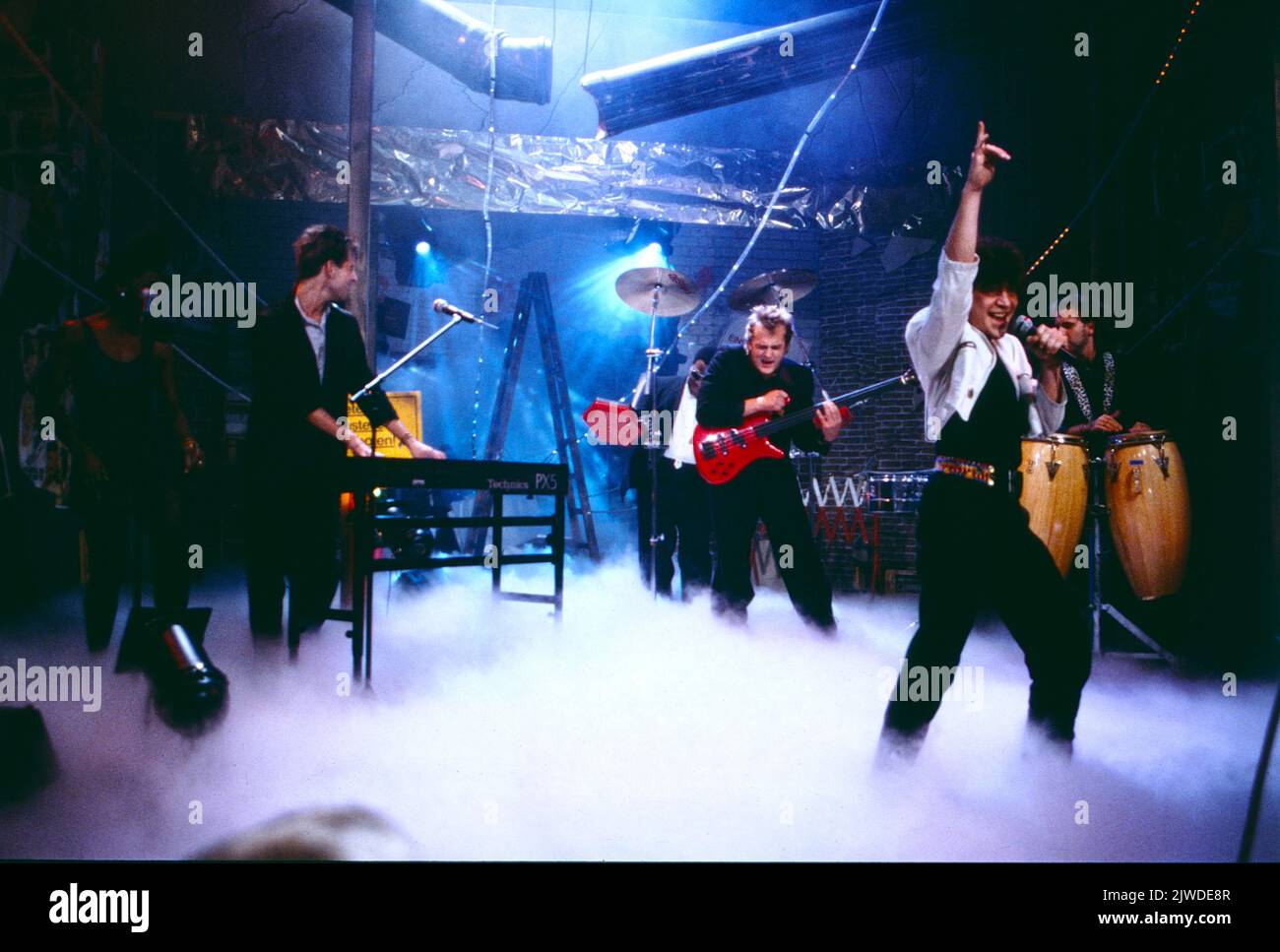 Trio Rio, deutsche Rock, Latin und Pop Gruppe, mit Sänger Serge ...