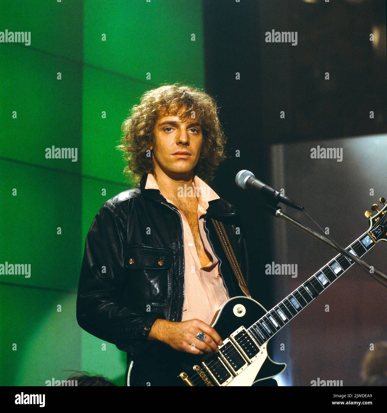 Peter Frampton, britischer Rock Musiker, TV-Auftritt in Deutschland, 1979. Peter Frampton ...