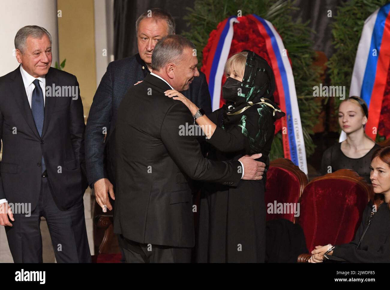 Farewell ceremony for the first President of the USSR Mikhail Gorbachev ...