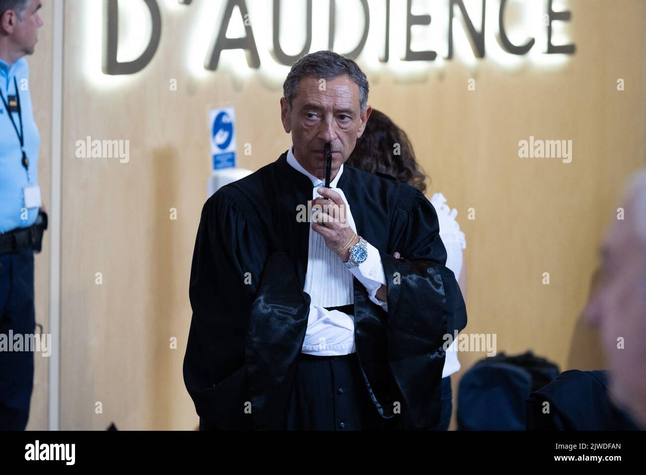 Lawyer Philippe Soussi at the courthouse before the start of the Nice ...
