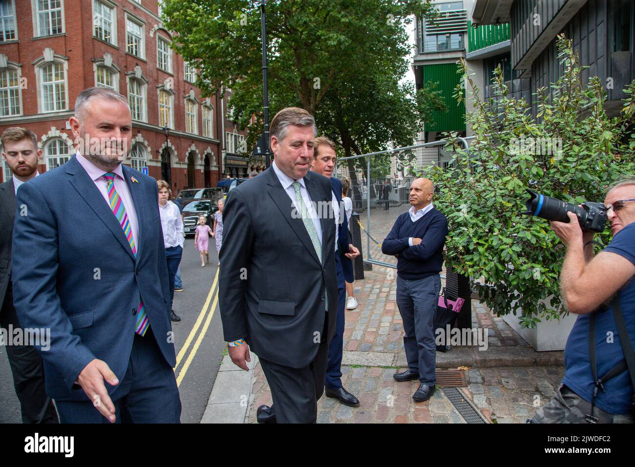 London, England, UK. 5th Sep, 2022. 1922 Committee Chair Sir GRAHAM ...