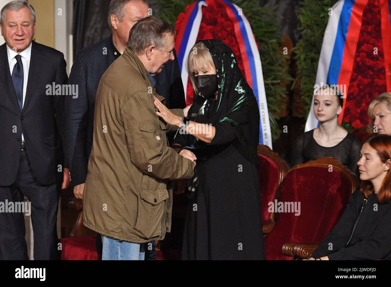 Farewell ceremony for the first President of the USSR Mikhail Gorbachev ...