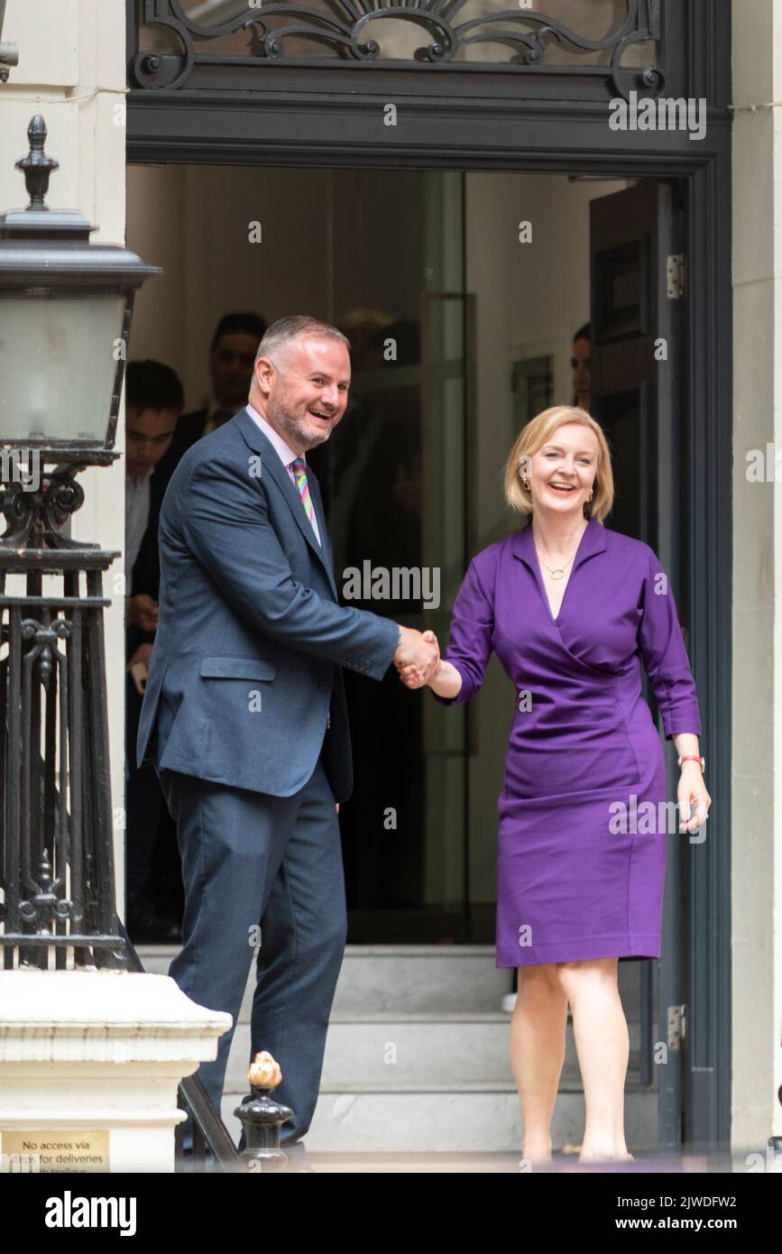 Westminster, London, UK. 5th Sep, 2022. New Prime Minister Liz Truss ...