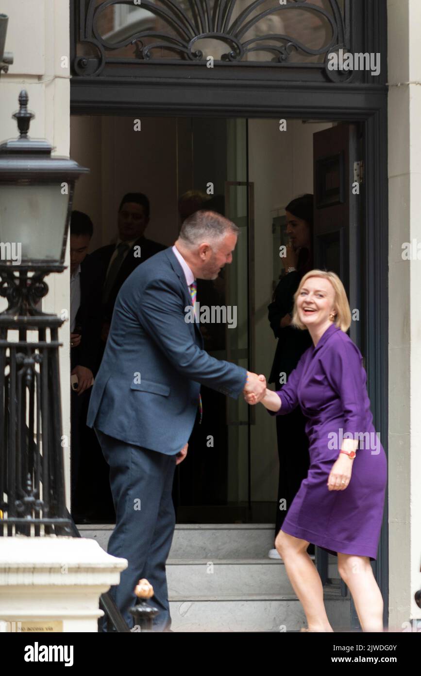 Westminster, London, UK. 5th Sep, 2022. New Prime Minister Liz Truss ...