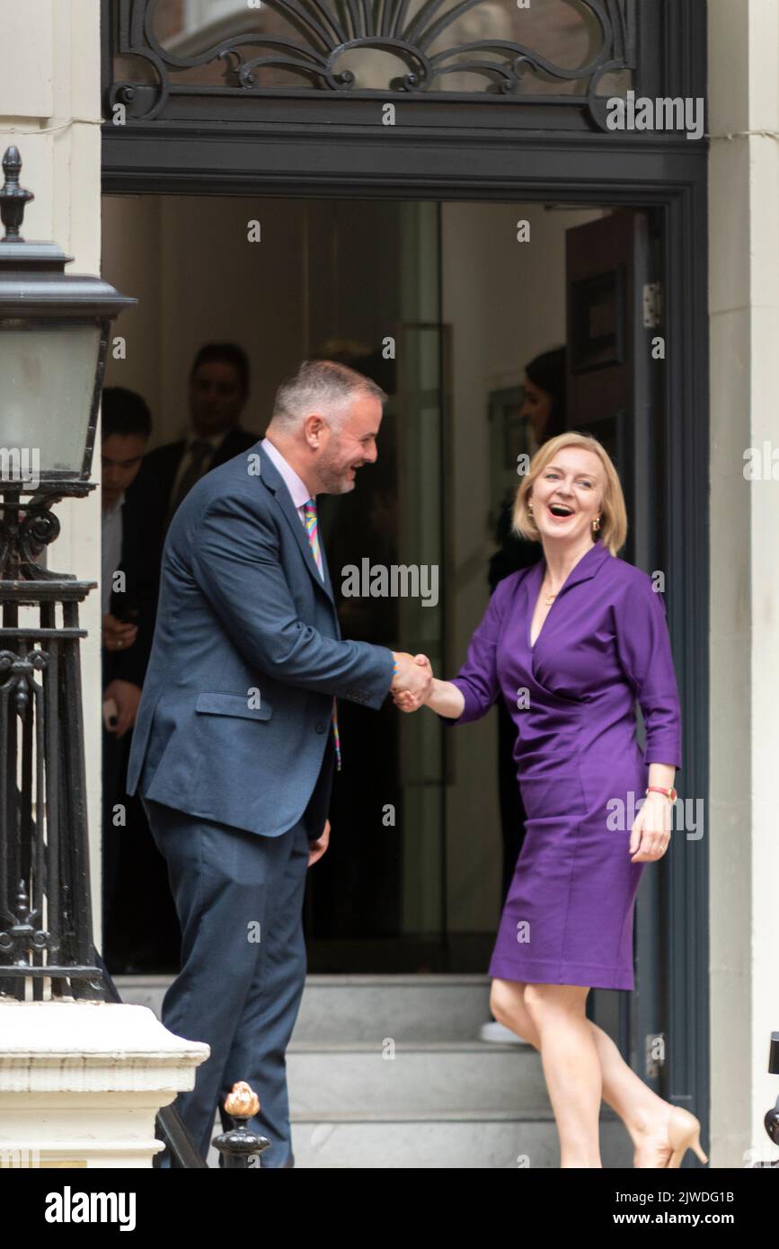 Westminster, London, UK. 5th Sep, 2022. New Prime Minister Liz Truss ...