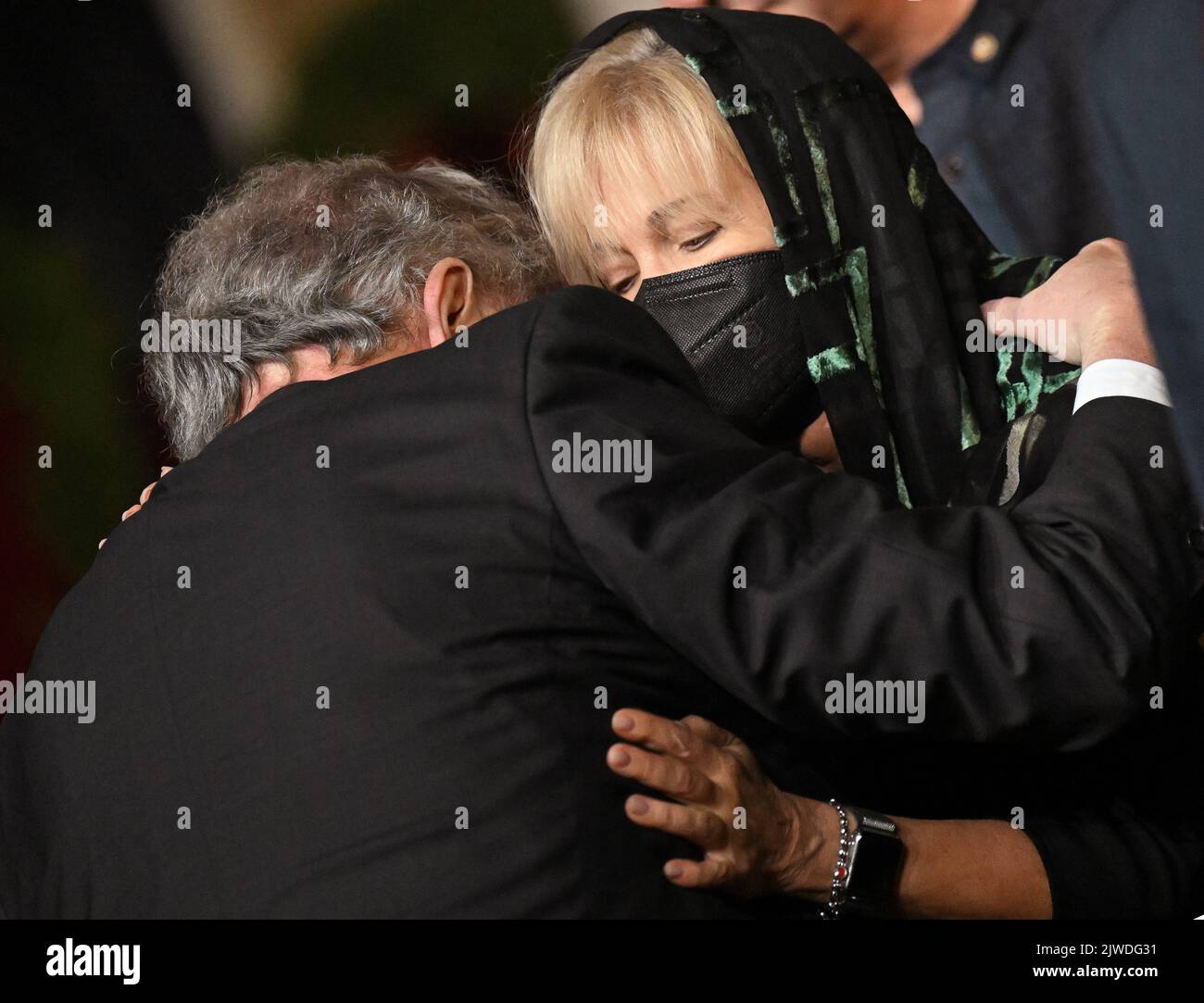 Farewell ceremony for the first President of the USSR Mikhail Gorbachev ...