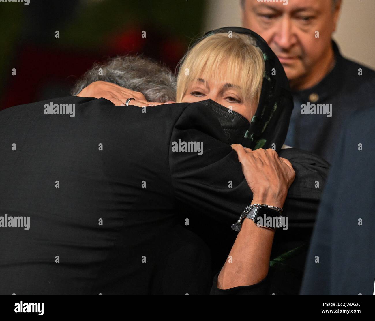 Farewell ceremony for the first President of the USSR Mikhail Gorbachev ...