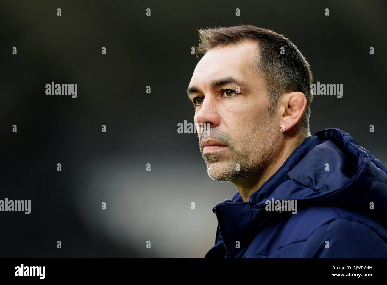 File photo dated 12-12-2021 of Sale Sharks head coach Alex Sanderson ...