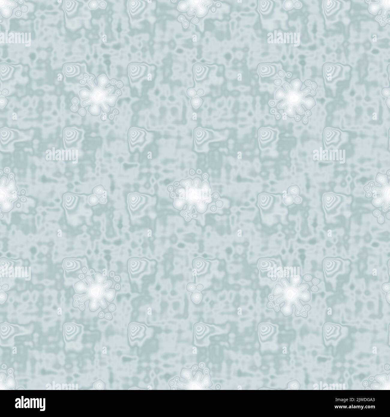 Soft ice blue snow flake pattern background. Simple minimal frosty blur ...