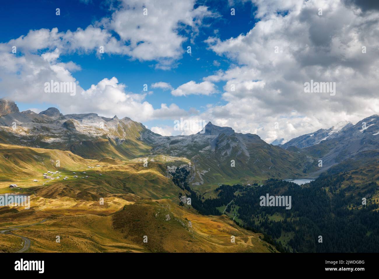 Tannalp and Engstlenalp in the swiss alps Stock Photo - Alamy