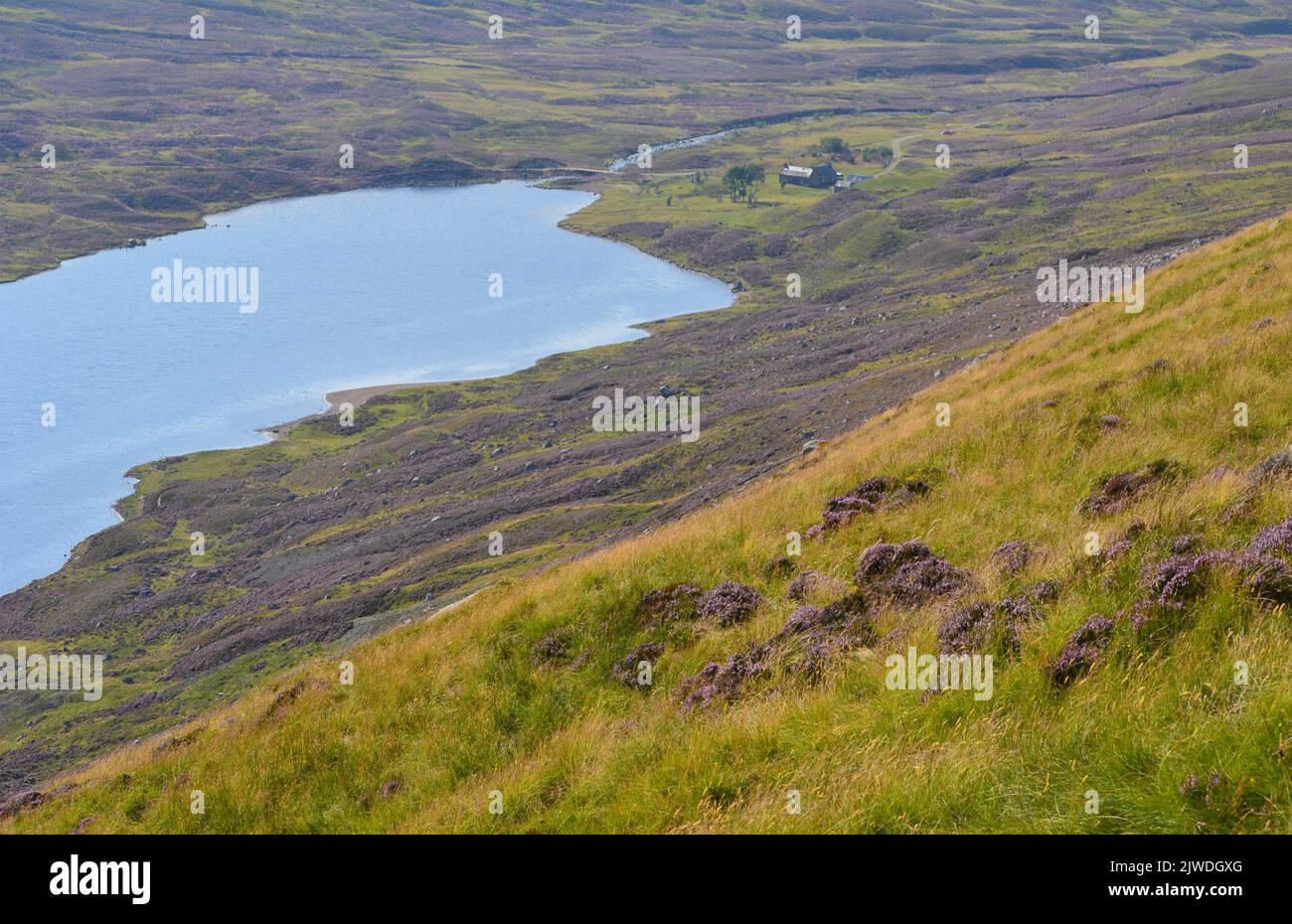 Loch Callater near Braemar, The Cairngorms national park, Scotland ...