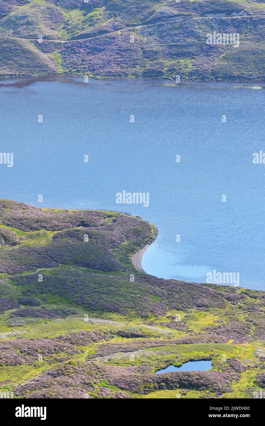 Loch Callater near Braemar, The Cairngorms national park, Scotland ...