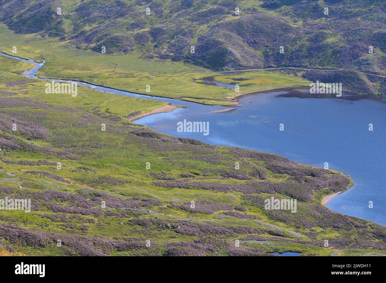 Loch Callater near Braemar, The Cairngorms national park, Scotland ...
