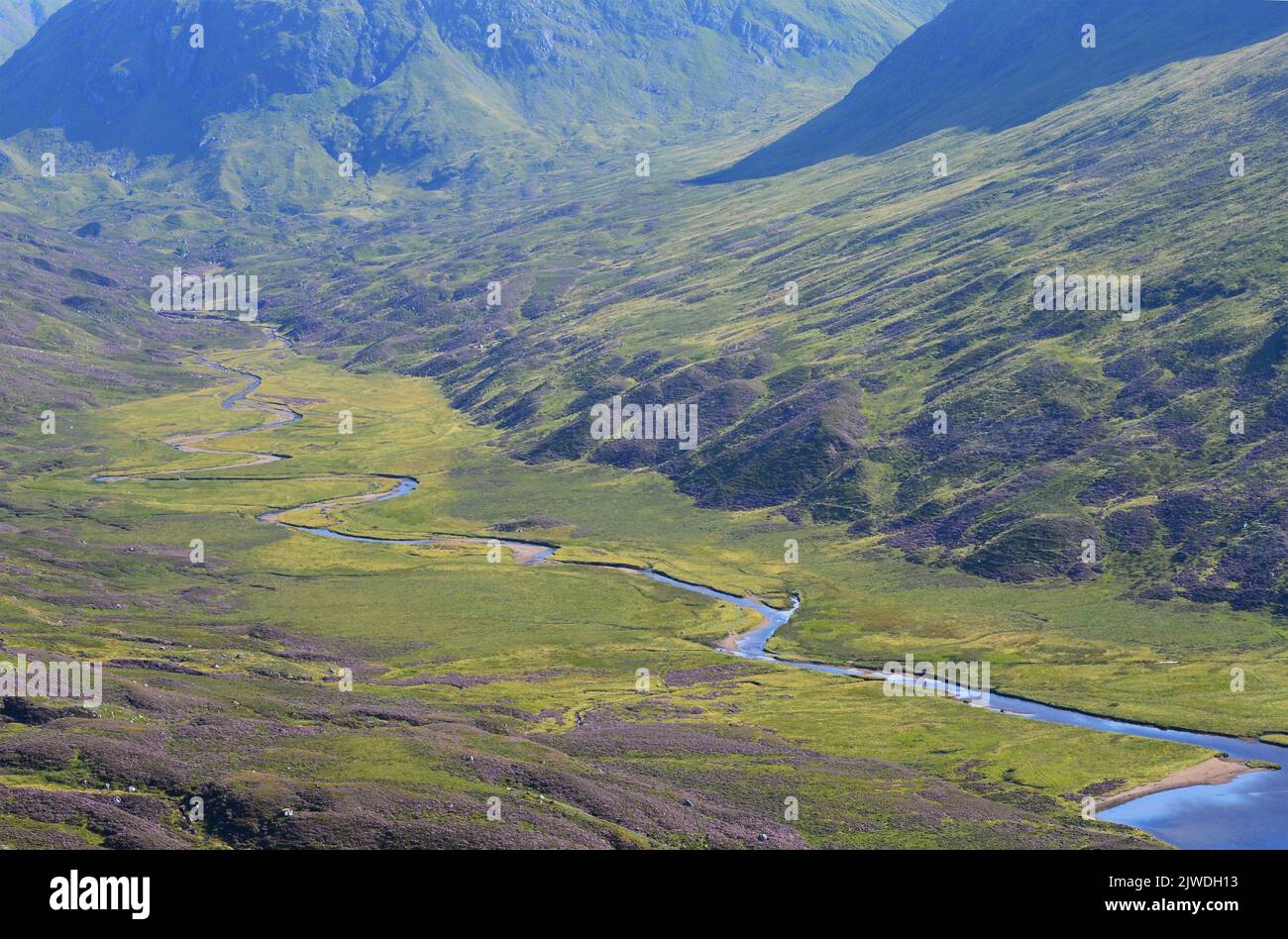 Loch Callater near Braemar, The Cairngorms national park, Scotland ...