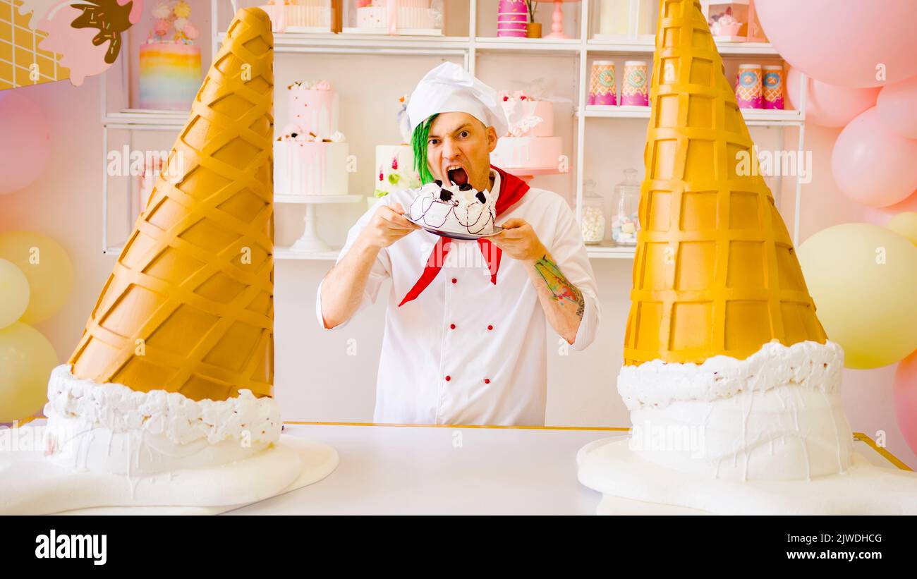 Chef Hat Birthday Cake