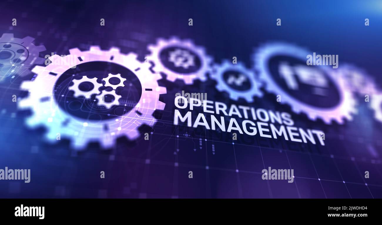 Operation management Business process control optimisation industrial ...