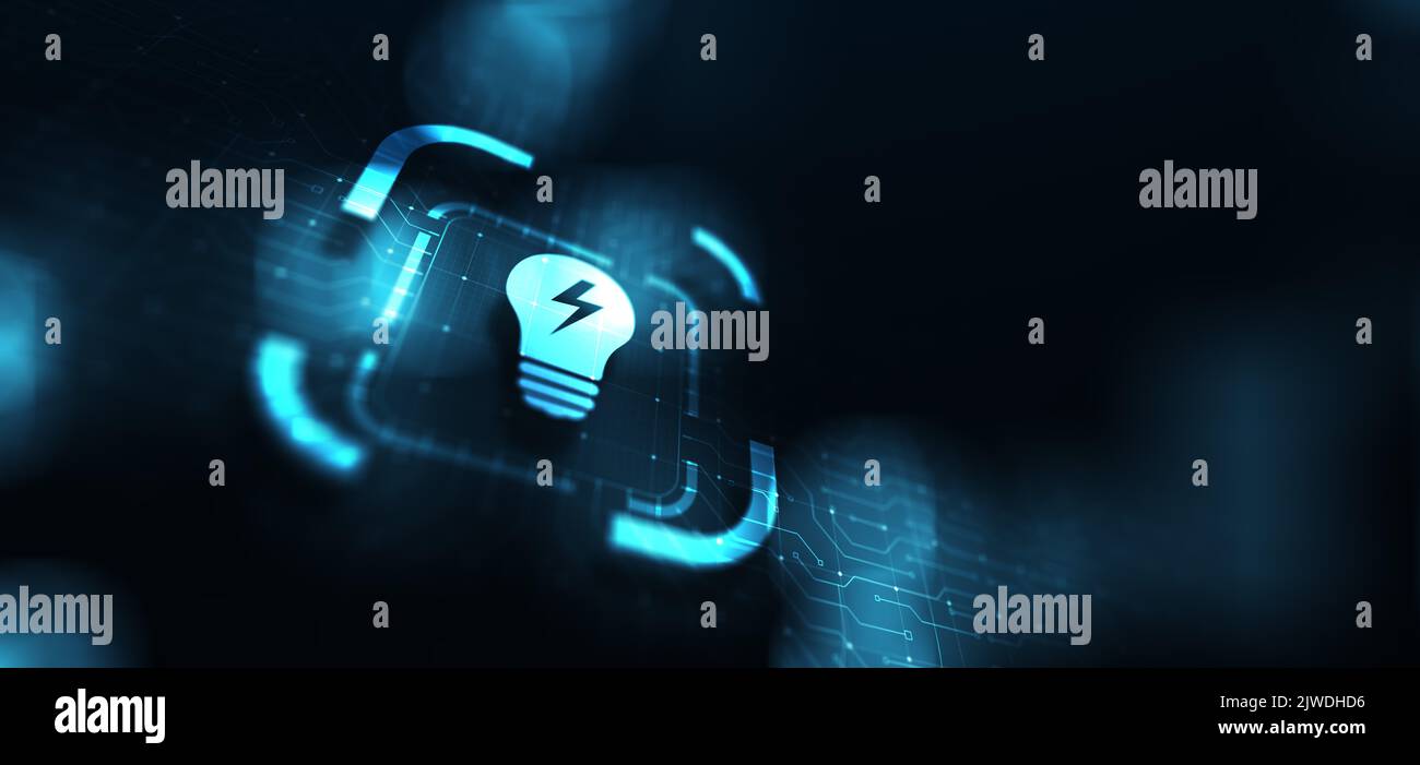 Innovation business and technology concept on virtual screen. Innovate ...