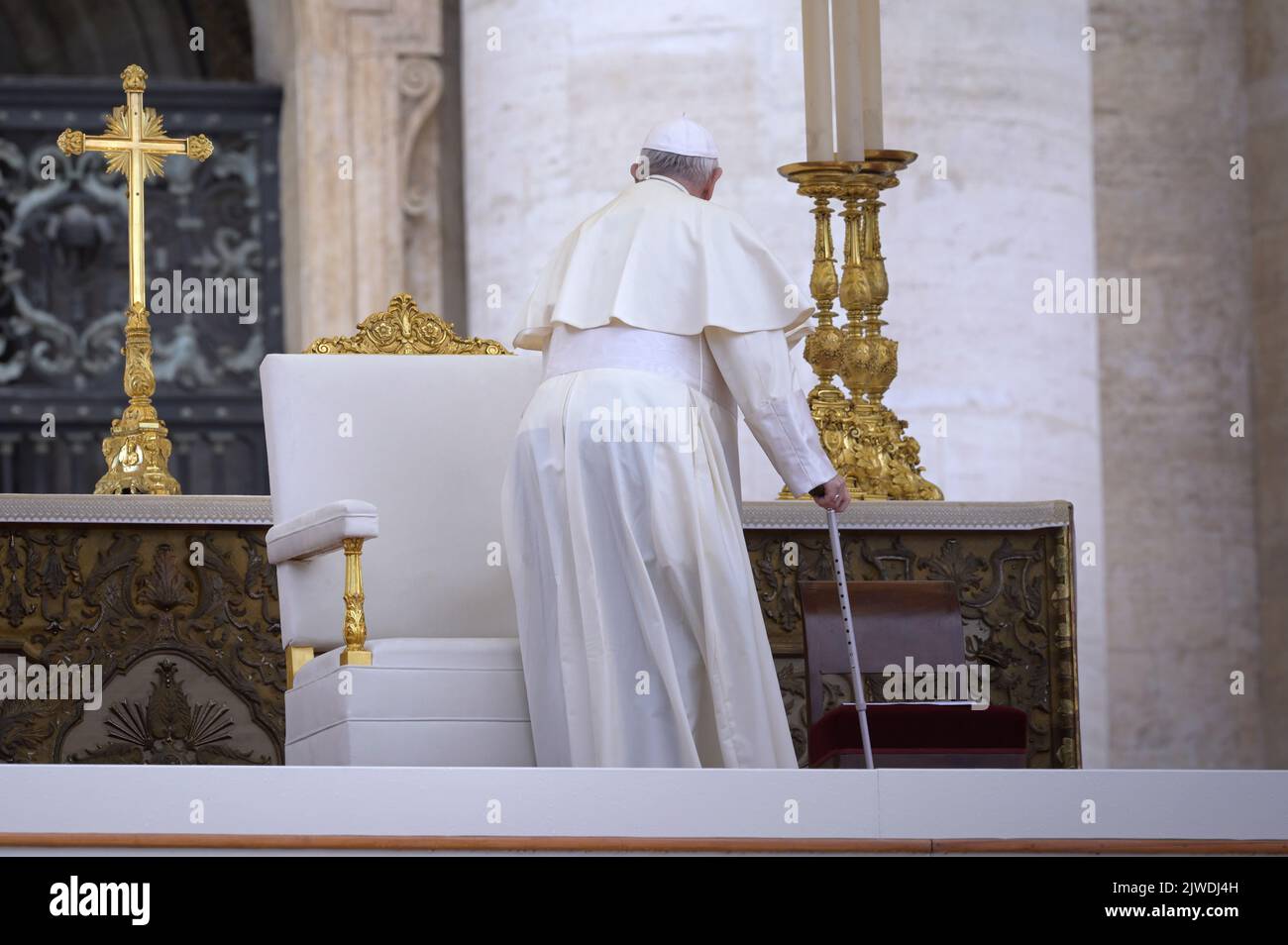 Vatican City State, Vatikanstadt. 04th Sep, 2022. Pope Francis presides ...