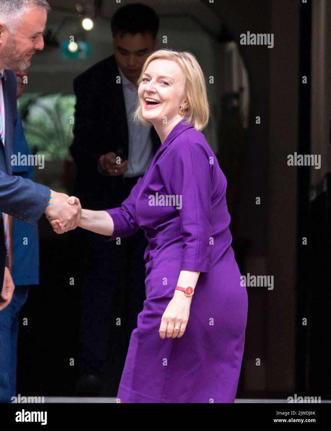 London, England, UK. 5th Sep, 2022. LIZ TRUSS is seen arriving at ...