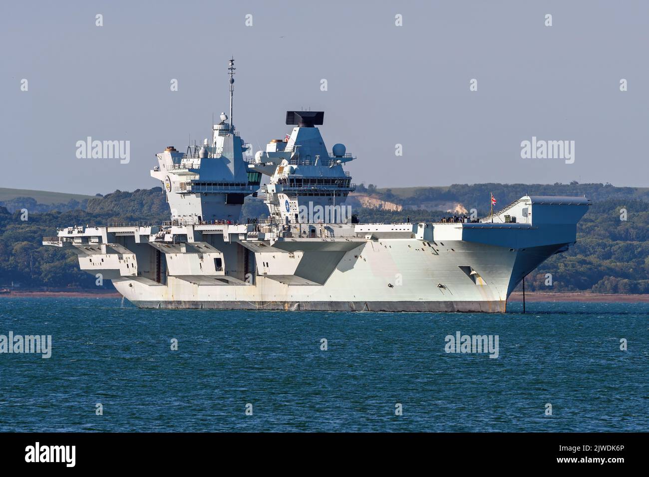 The Royal Navy Queen Elizabeth class aircraft carrier HMS Prince of ...