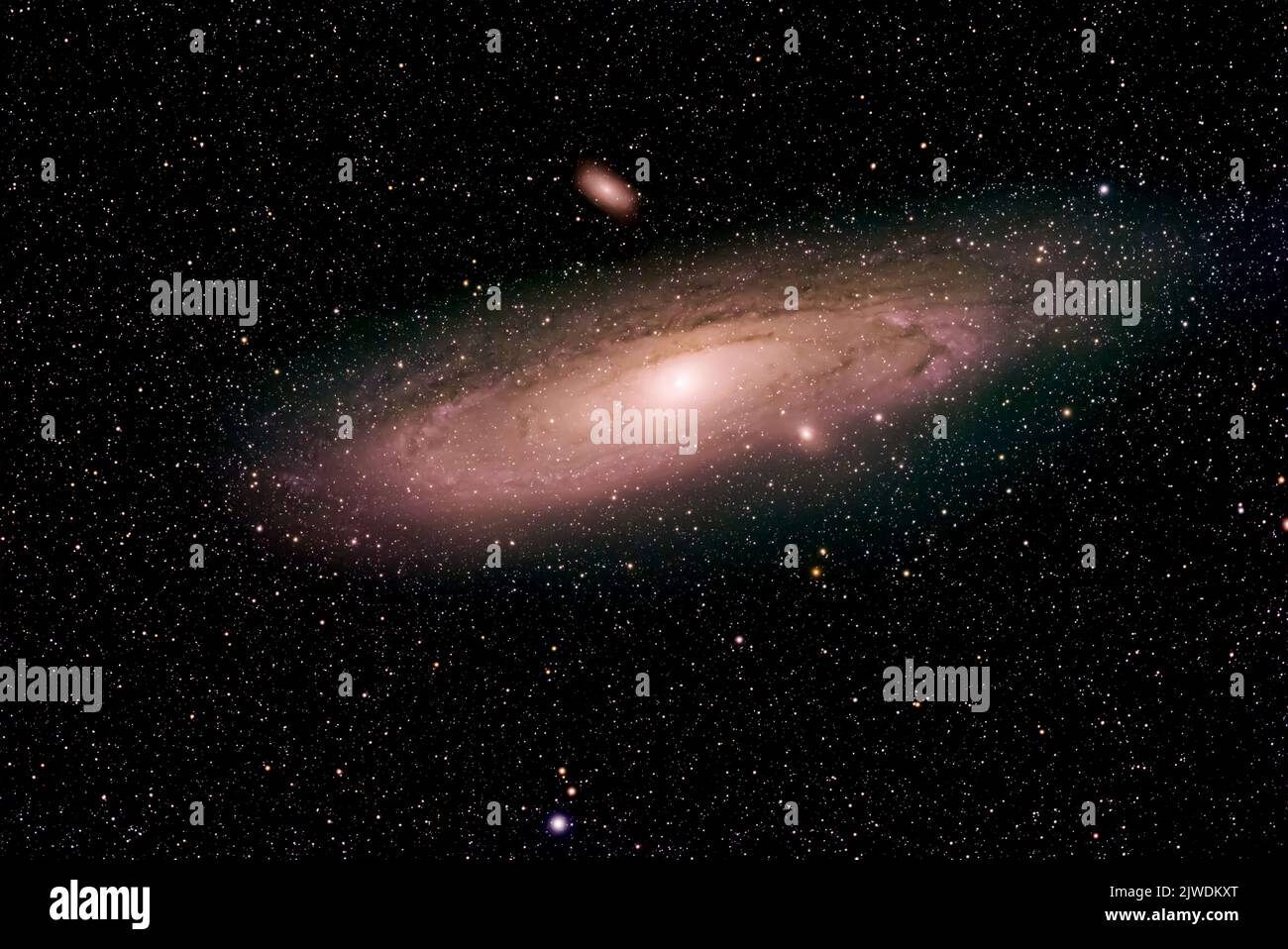 The Andromeda Galaxy in deep space Stock Photo - Alamy