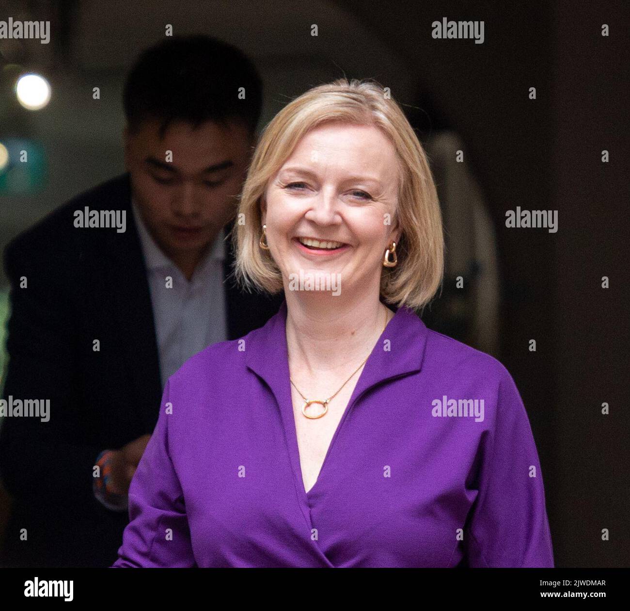 London, England, UK. 5th Sep, 2022. LIZ TRUSS is seen arriving at ...